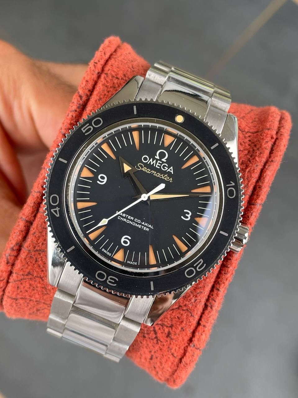 DP242- Omega SeaMaster Co-Axial Siyah Kasa Çelik Kordon Erkek Saati - 0 ...